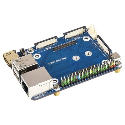 树莓派CM4核心板扩展板 Computer Module 4 底板IO基础版外壳套件