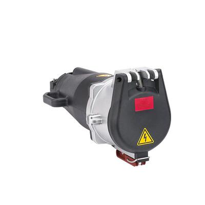 乐瑶电气大电流连接器8422工业防水IP67插座630A4P工业岸电明装