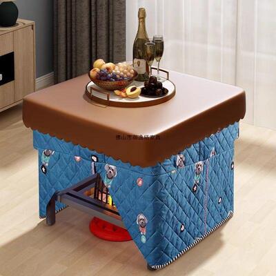 烤火子桌家用新火款烤架出租房简易写作业折叠取暖方桌吃饭小A306