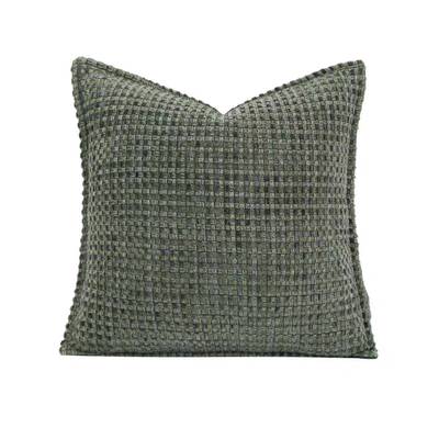 样板房客厅简抱枕轻奢约现墨代软装沙发靠垫方枕HKL酒样板间店绿