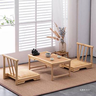 日式NKO窗小茶几榻榻米民桌简飘约意矮桌禅阳台家用桌子宿桌椅组