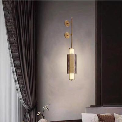 新中10429式灯吊灯仿云纹背景墙灯工程别墅店大酒堂走廊石铁壁网