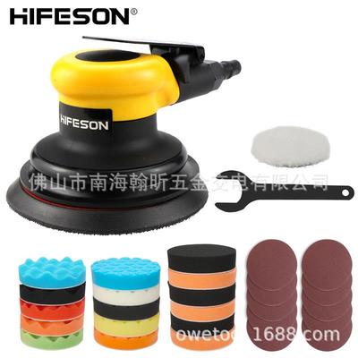 跨境A1工业级5寸125mm气动砂纸机抛光机打磨机磨砂机干磨机