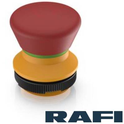 进口急停开关厂家RAFI Electronics超薄急停按钮开关型号1.30.273