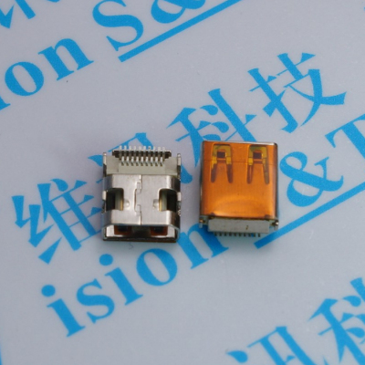 MICRO HDMI 母座 19P D型口 高清数据传输母座 麦克HDMI 母座