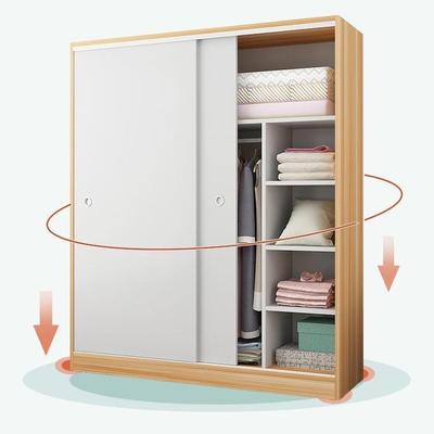 衣柜家用卧木质户推拉门儿童橱出租室房屋用经VLA衣济型简易柜子