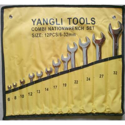 厂家产I镜面两用扳手1呆梅生扳手YL-112套两用2件套梅装开扳手