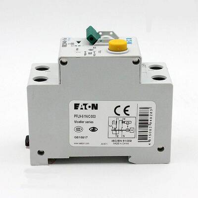 EATON/伊顿漏电开关PFL9-6/1N/C/003 294828 GB16917 IEC/EN61009