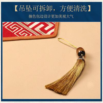新几中式条桌旗红色喜布庆茶席茶布茶台布艺长桌茶布茶HYLL桌垫布