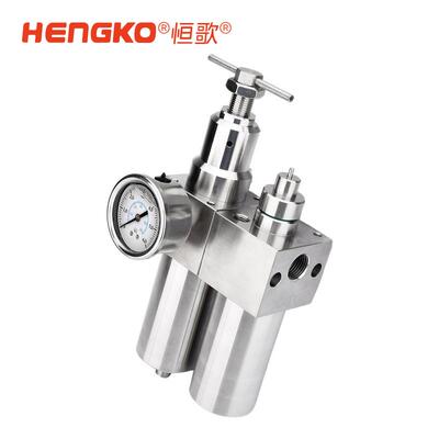 恒歌SFRL不锈钢调压过滤油雾分离过滤气动三联件气源处理器