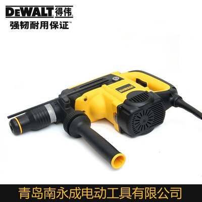 正品得伟(DEWALT)五坑重型锤镐两用40mm工业级大功率电锤钻D25501