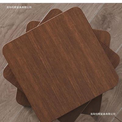 包实木用凳子家可叠放软板凳客厅凳木头矮凳简约现代小RTN方餐桌椅子