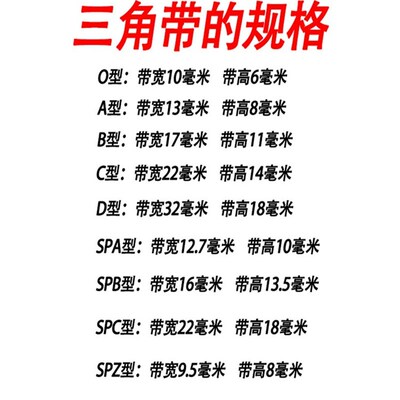 联农C型三角带C2769 C2794 C2800 C2819 C2845 C2850 C2870传动带