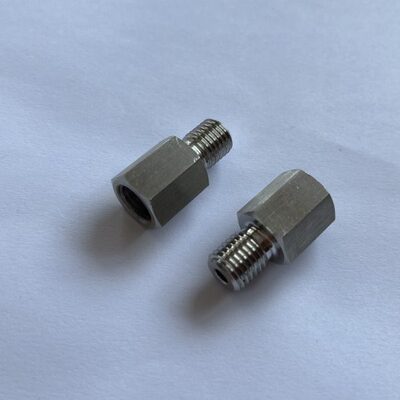 M10x1-M10x1.25 内外丝不锈钢接头 内牙M10*1外牙M10*1.25