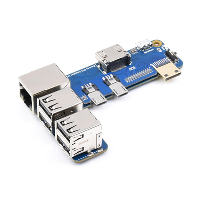 树莓派Zero接口扩展板 Raspberry Pi ZeroW/2W USB/以太网口底板