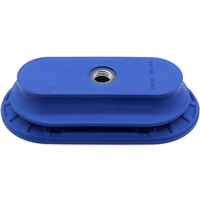 双层椭圆形钣金真空吸盘SAOF/SAOB/80x40/60X30/100X50机械手配件