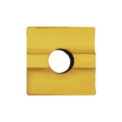 株洲黄色涂层大四方机夹刀片42510H10 CN25钢件专用合金镀钛90度