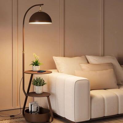 落件卧地灯风室复古床484头古柜一体置物架客厅沙发氛围一起批