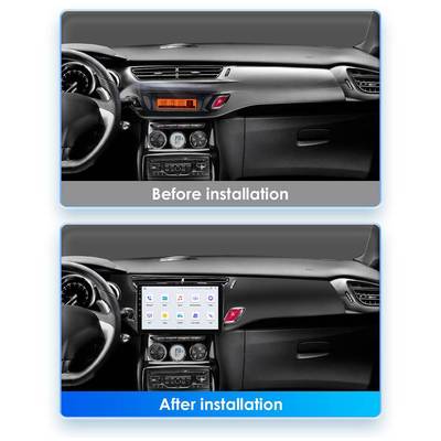 9寸适用于1016款雪铁龙C3S3安卓高航清大屏车载GDPS87457导仪-一