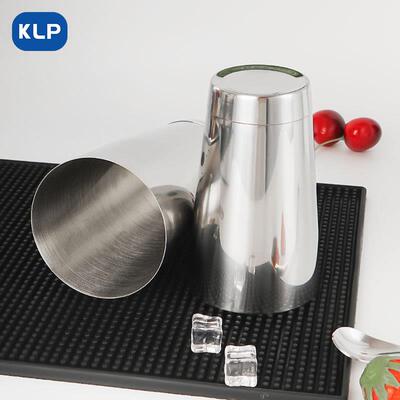 KLP304不锈钢调酒器波士顿银色常规带底摇酒壶酒吧学徒专业