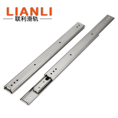 厂家供应SSRR36线性滑轨三段抽拉型重载钢型可互锁型不锈钢滑轨