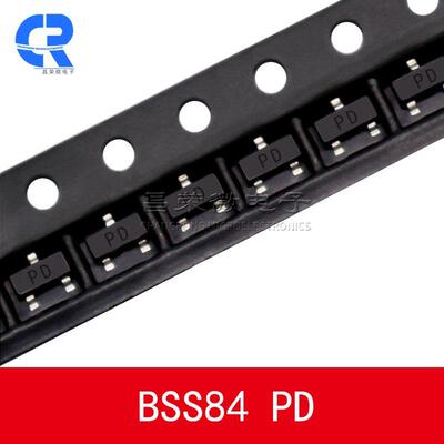 MOS场效应管BSS84 丝印PD SOT-23 贴片三极管