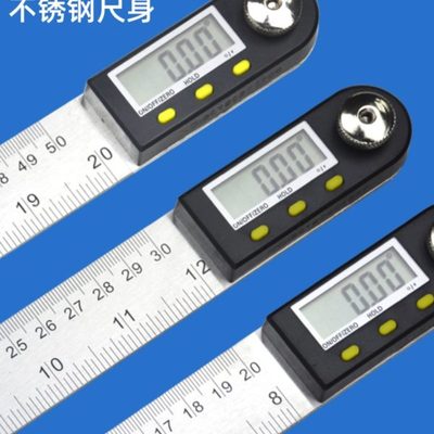 多功能数显角度尺万用能角尺量角器万用角尺木工高精度角度测量仪