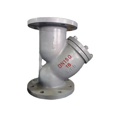 铸钢法兰Y型过滤器GL41H-16C不锈钢网子100目Flanged Y-strainer