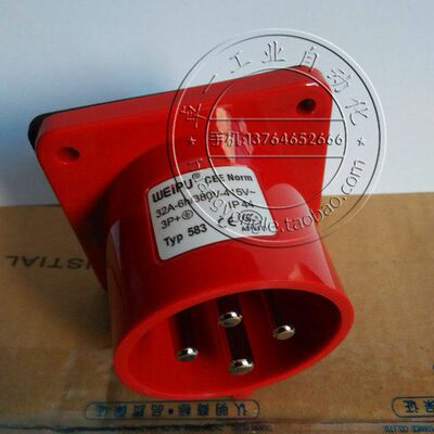 Y（TA4V工业连接器3芯威浦P5 列438直IP0832）4暗装插头式