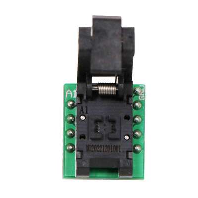 DFN8(2*3)-0.5翻盖探针测试座 QFN8-0.5-CPO1PNL烧录座QFN8测试座