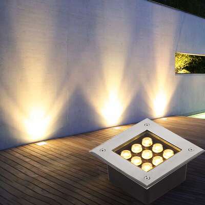 雷馨地埋灯led户外防水方形射灯埋地灯公园广场灯墙脚地灯室外嵌