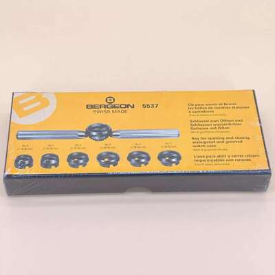 瑞士 博格BERGEON 5537劳力S帝舵开表器 螺纹底盖开匙 修表工具