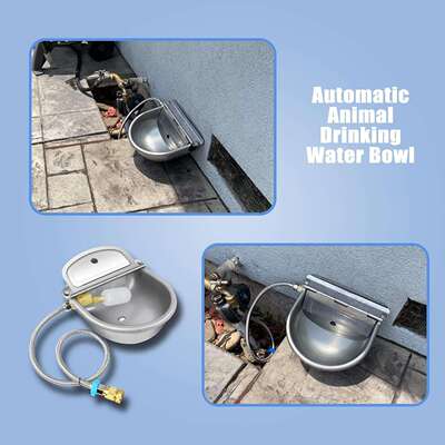 牛饮水碗Automatic Animal Drinking Water Bowl