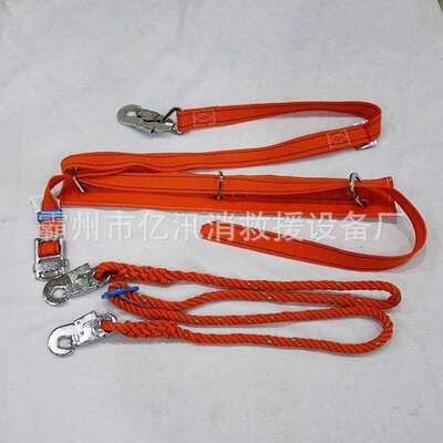 全身吊带五点式安全带重量≤3.5kg设计负荷≥2.67kN配自锁快速扣