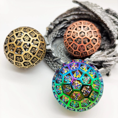 GBTDICE金属空心镂空骰子D100面