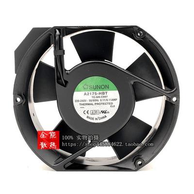A2175-HBL TC.GN 建准SUNON风机HBT 17251 AC220V电容式散热风扇