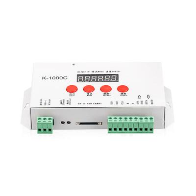 k1000c全彩控制器sd卡可编程led幻彩灯带/条DMX512新品促智能编程