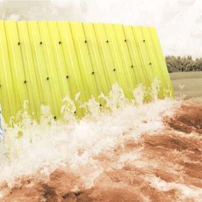 Emergency rescue and flood prevention embankment fiberglass