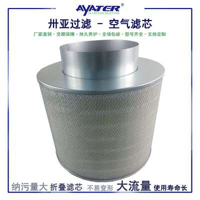 螺杆空压机空气滤芯AH19002 ECB085011菱形外网加固空滤芯大全