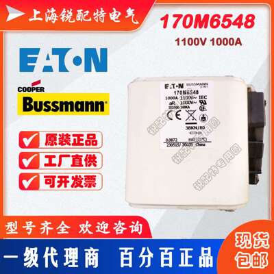 170M6548快速熔断器 1100V 1000A  巴斯曼BUSSMANN快速熔断器
