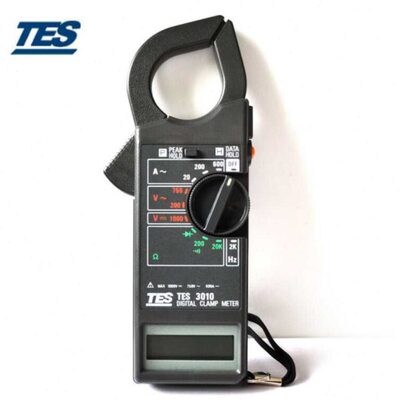 台湾泰仕TES-3010交流钩表 TES3010交流钳形表数字钳型表DC1000V