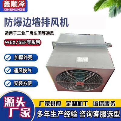 BWEX-250/300壁式防爆边墙风机边墙式轴流排风机边墙防爆轴流风机