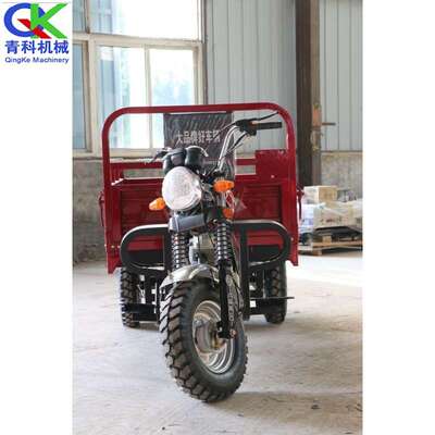汽油摩托三轮车 农用工地物料运输自卸车  Agricultural tricycle
