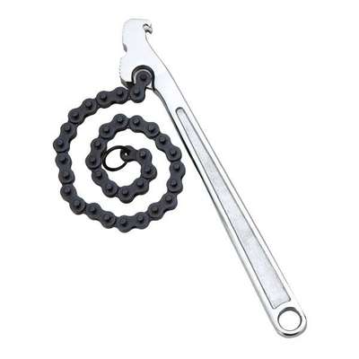 力易得合金钢链条扳手 滤清器扳手55-105mm 60-135mmE5631 E5632