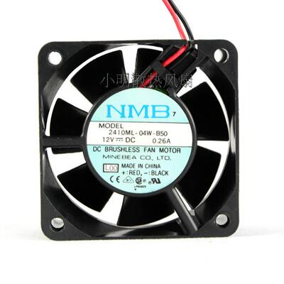 NMB 6025 6CM 12V0.26A双滚珠大风量机箱CPU风扇2410ML-04W-B50
