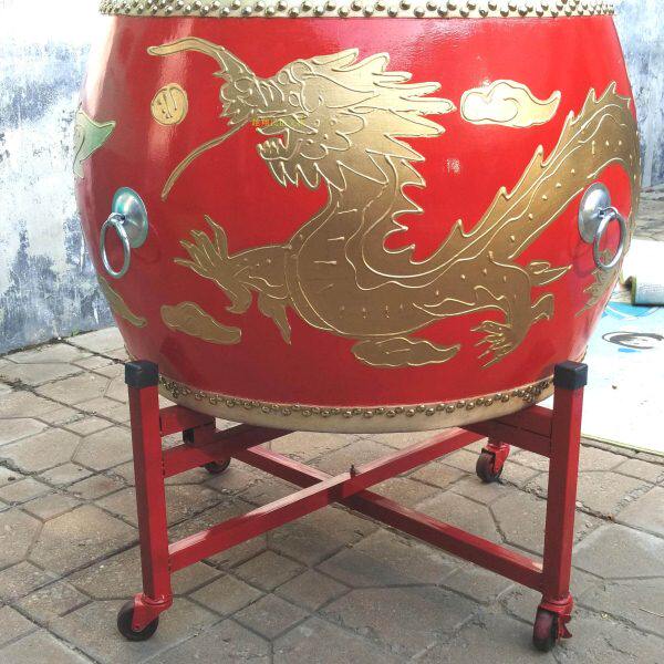 鼓大鼓龙牛皮鼓保架子狮堂鼓含舞包龙鼓质舞用年打破一换舞