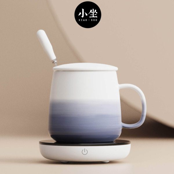 恒温杯垫家用水杯暖自动牛奶智能办公室茶杯加热器度55保温底座杯