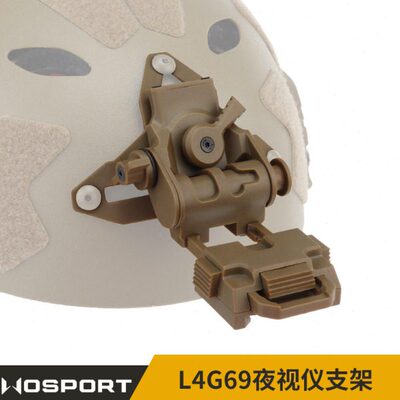 WoSporT L4G69夜视仪支架 FAST可折叠头戴式夜视仪头盔支架翻斗车
