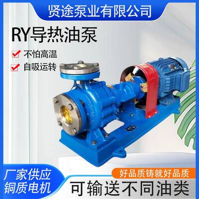 导热油泵电动卧式风冷式离心泵RY50-32-160热油循环泵耐高温