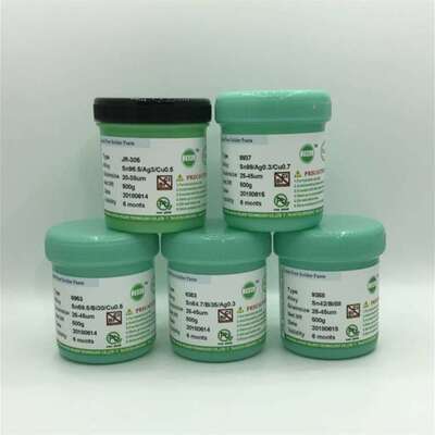 贴片锡膏JRHL305高温焊锡浆9037/中温6353锡浆6404低温9358焊锡膏